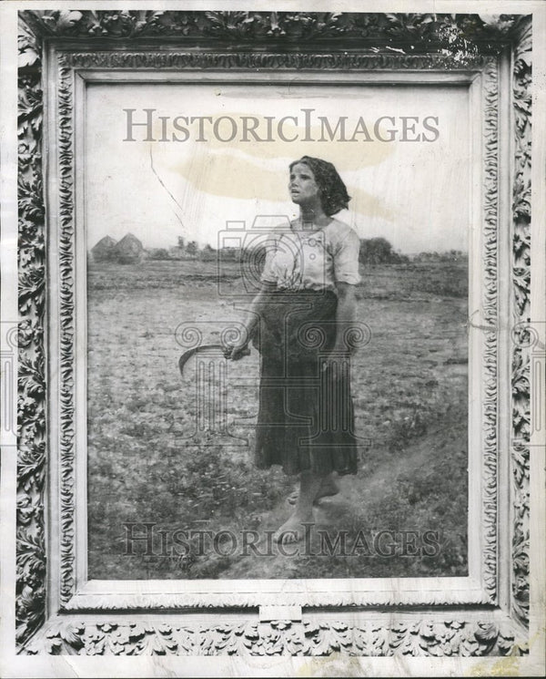 1954 Jules Breton Song Lark painting - Historic Images