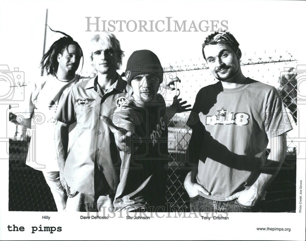 Press Photo Pimps music group Hilly Dave DeRosso Tony - Historic Images