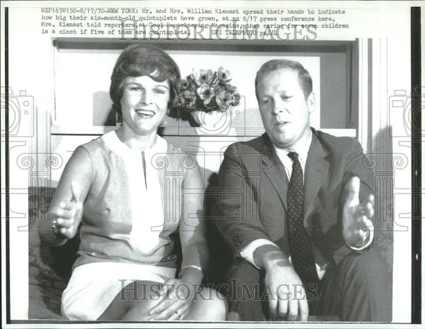 1970 William Kienast father quintuplets - Historic Images