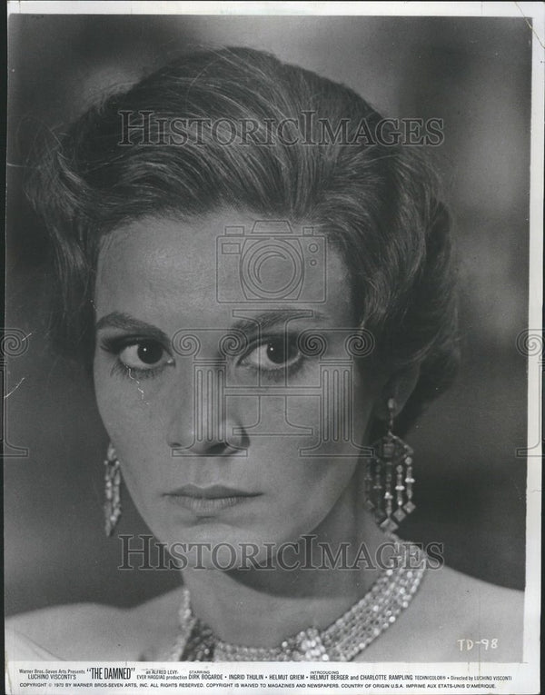 1970 Brazillian Beauty Bolkman Olga Damned - Historic Images