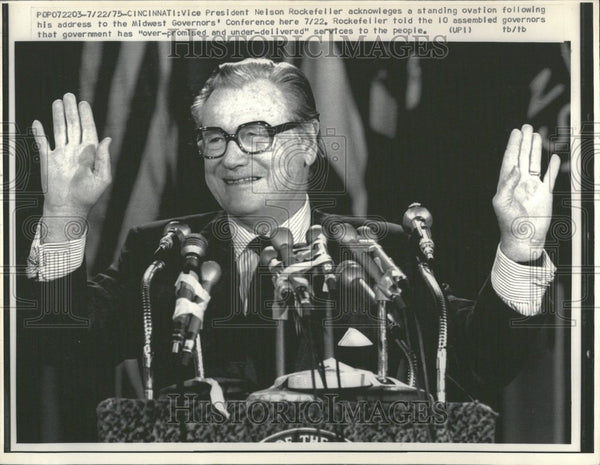 1975 Vice President Nelson A. Rockefeller - Historic Images
