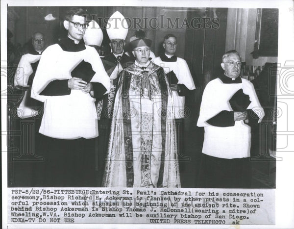 1956 St Paul Bishop Richard Ackerman Color - Historic Images