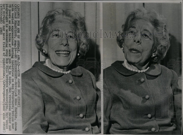 1965 Press Photo Edna Ferber Novelist Story Writer Mich - RRW06139 ...
