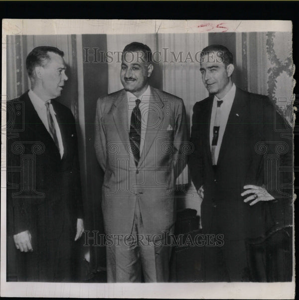 1956 Press Photo George Nasser & Premier Nasser - RRW07399 - Historic ...