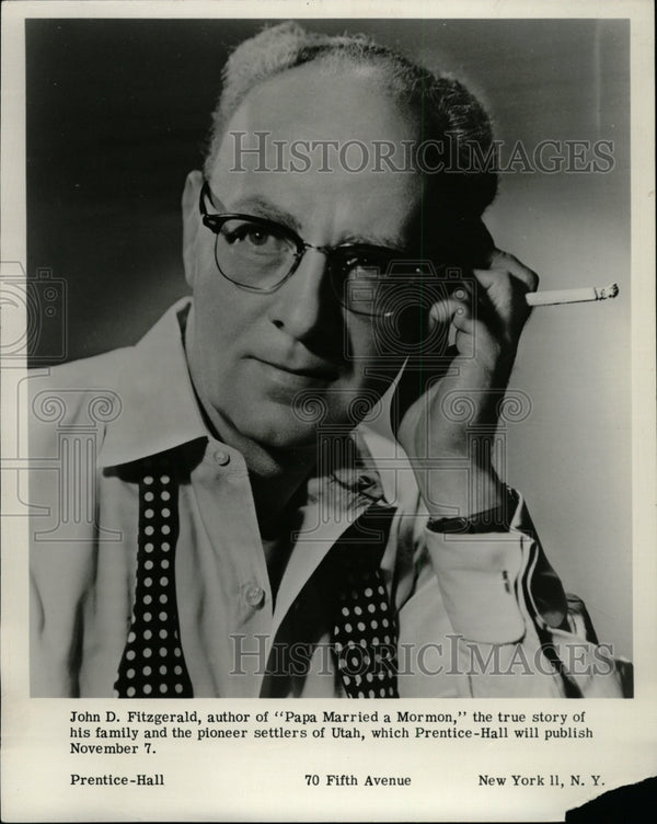 1956 Press Photo Papa Married Author John Fitzgerald - RRW08691 ...