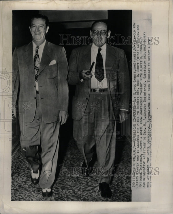 1949 Press Photo Guy George Gabrielson Senate Nominee - RRW09069 ...