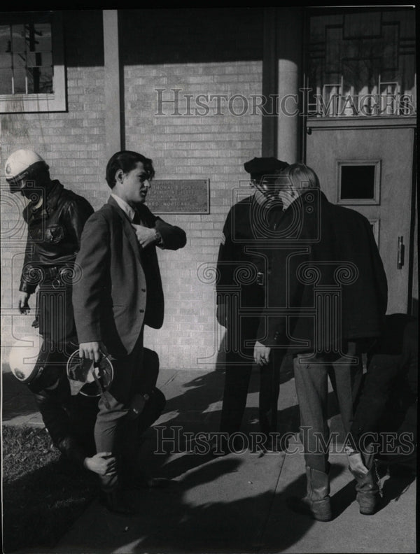 1968 Press Photo Two Young Men Arrested During Service - RRW17311 ...