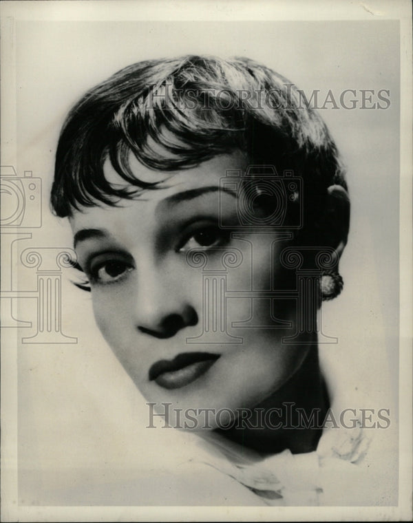 1954 Press Photo Miss Loos The Great Caress Actress - RRW17587 ...