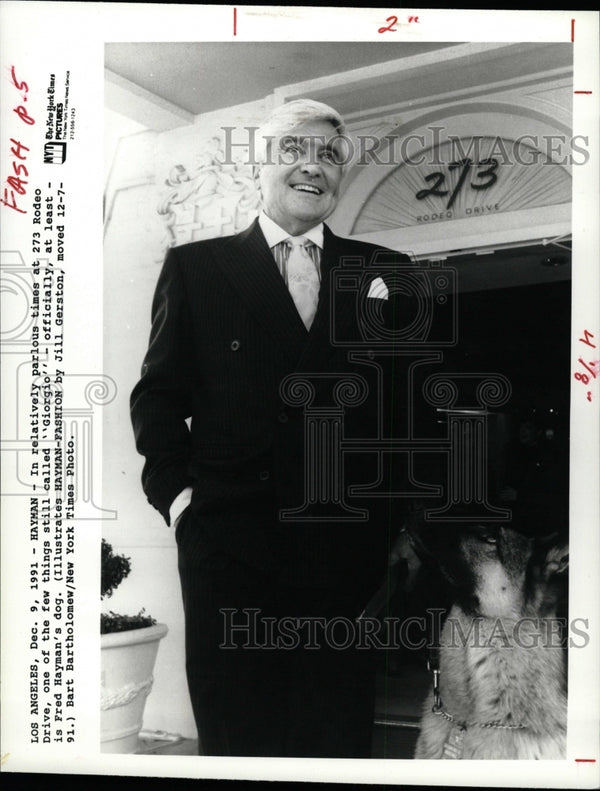 1991 Press Photo Fred Hayman Proprietor Giorgio - RRW17721 - Historic ...