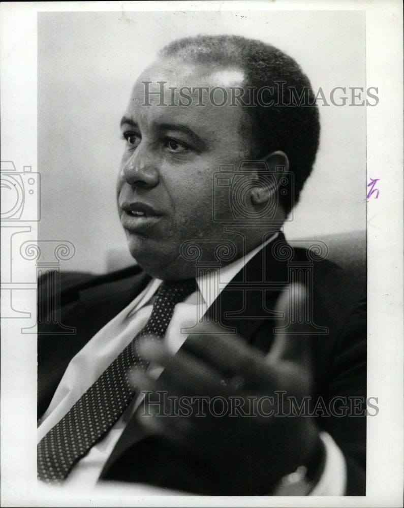 1987 Press Photo S. Martin Taylor Detroit Michigan - RRW20417 ...