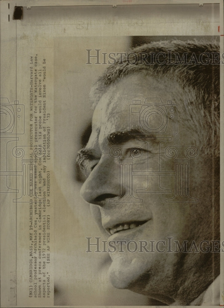 1973 Press Photo Professor Archibald Cox Prosecutor - RRW21135 ...
