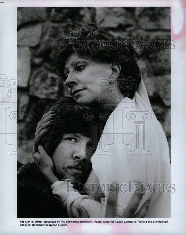 1985 Press Photo Actors Casey Kizziah Mimi Bensinger - RRW21369 ...