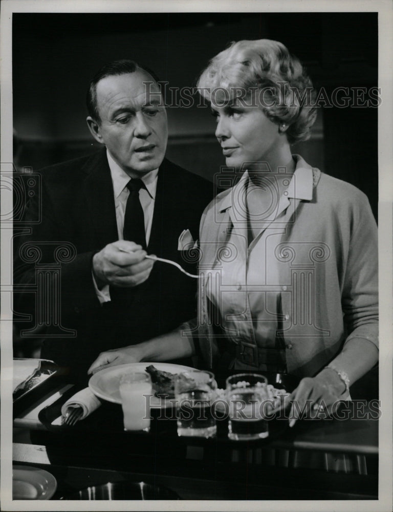 1961 Press Photo Jack Benny Jane Morgan Program Food - RRW21407 ...