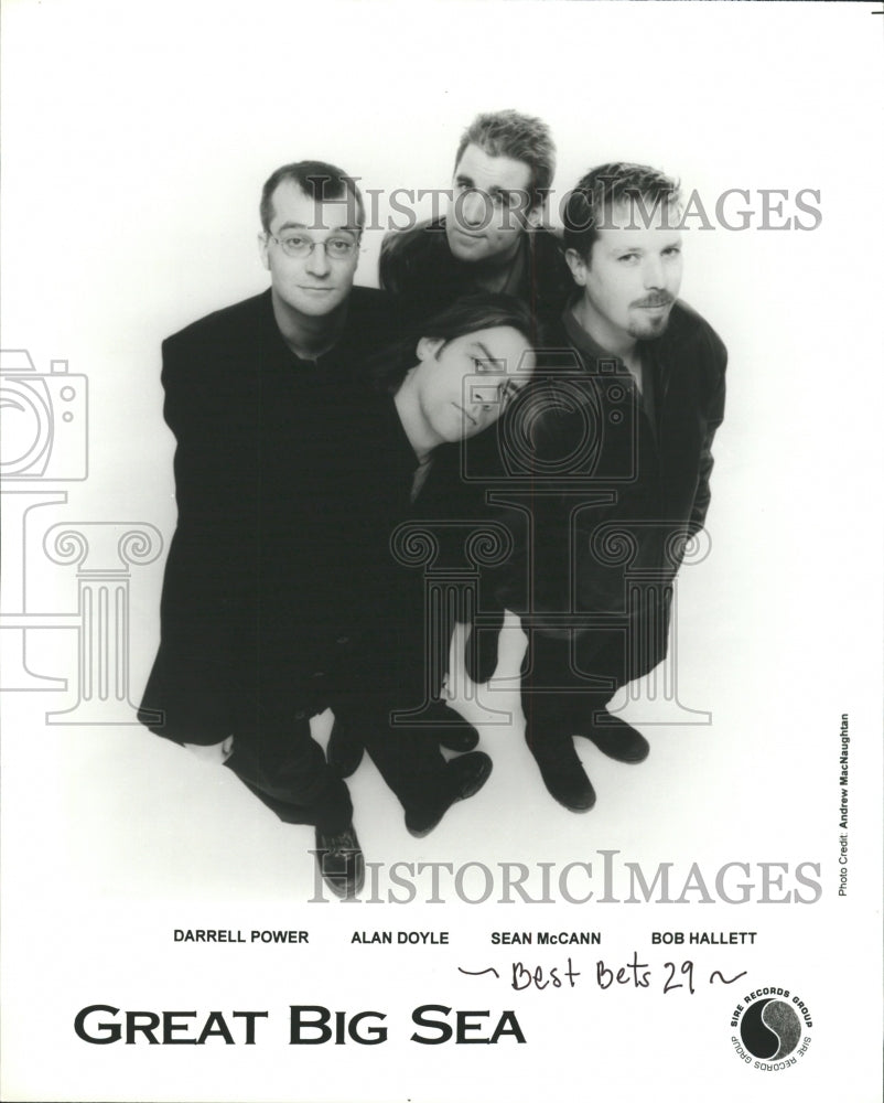 2001 Press Photo Great Big Sea Darrell Power,Alan Doyle - RRW30375 ...