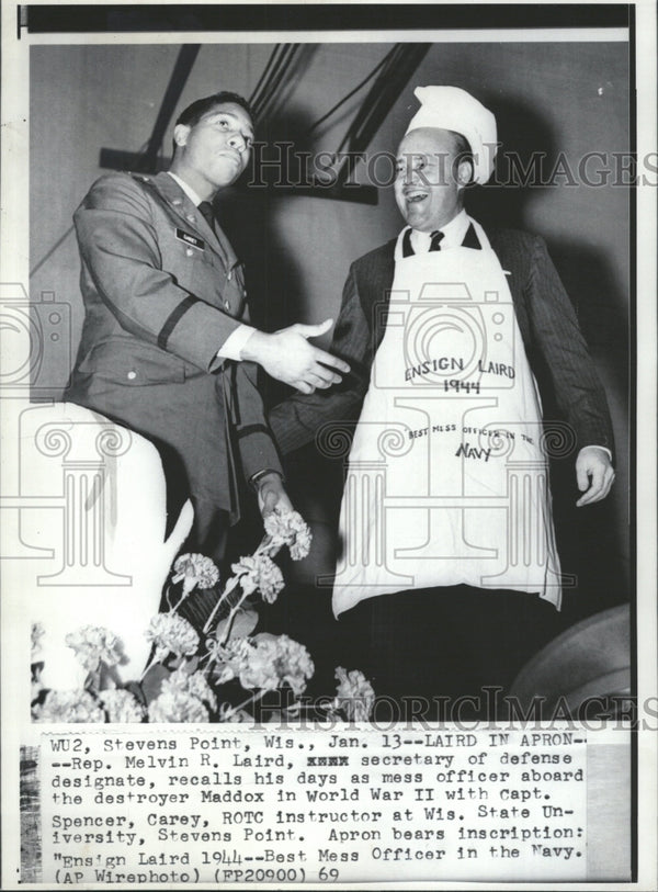 1969 Press Photo Melvin R. Laird U.S.Defense Secretary - RRW33071 ...