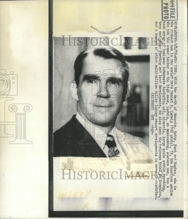 1976 Press Photo Daniel Ludwig American Genius Super - RRW33223 ...