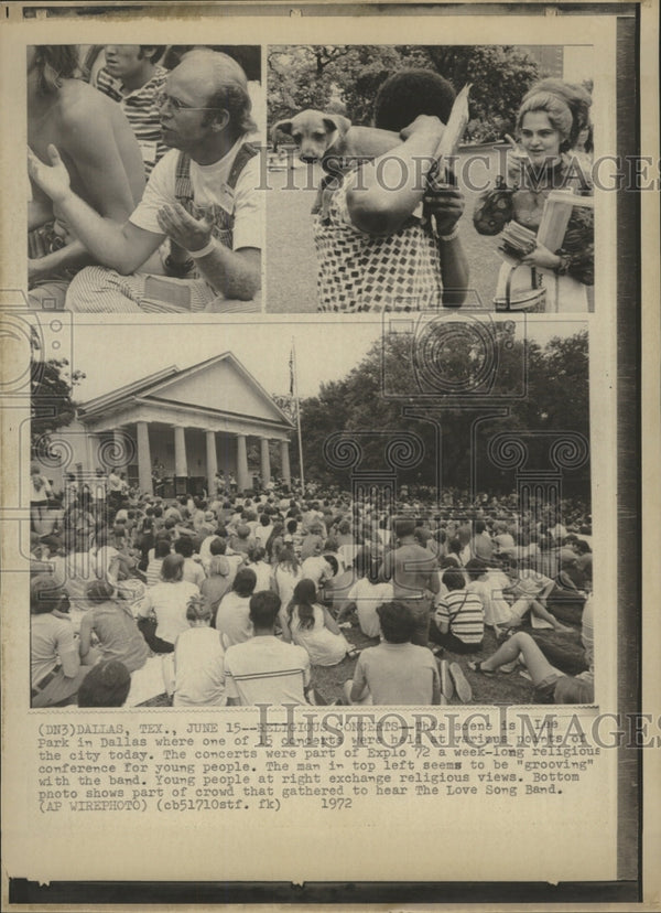 1972 Press Photo The Explo scene in Dallas, Texas - RRW37717 - Historic ...