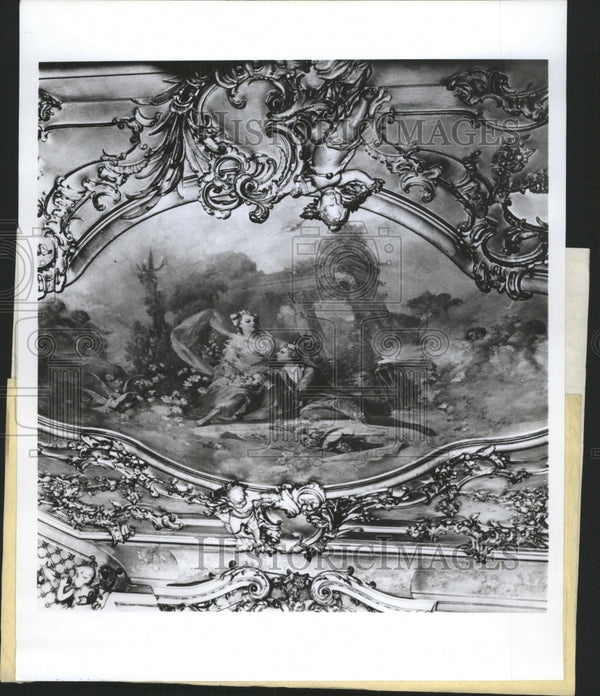 Press Photo Ceiling Mural Francis Dewes Mansion - RRW47887 - Historic ...