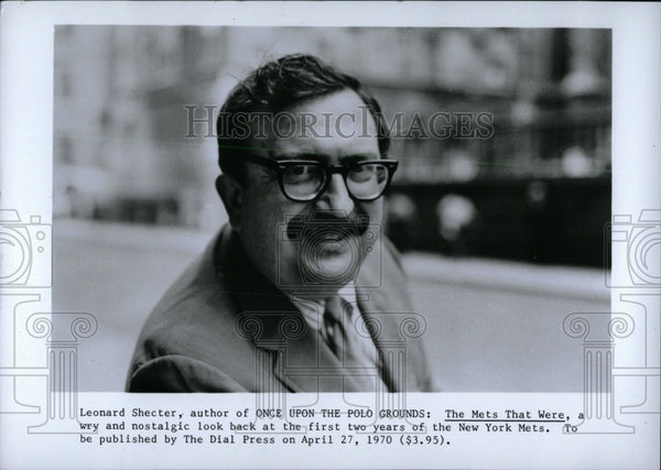 1970 Press Photo Leonard Shecter Mets Polo Grounds - RRW70009 ...