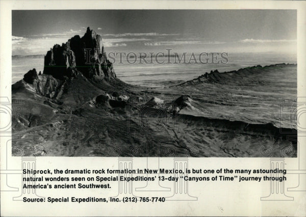 1988 Press Photo Shiprock Dramatic rock formation - RRW70221 - Historic ...