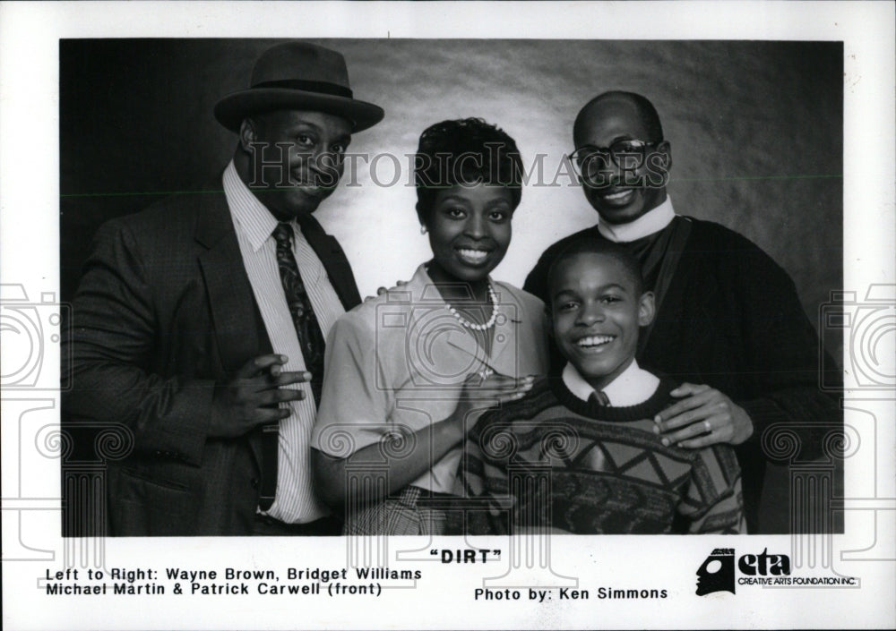 1991 Press Photo Wayne Brown, Bridget Williams, Michael - RRW70531 ...
