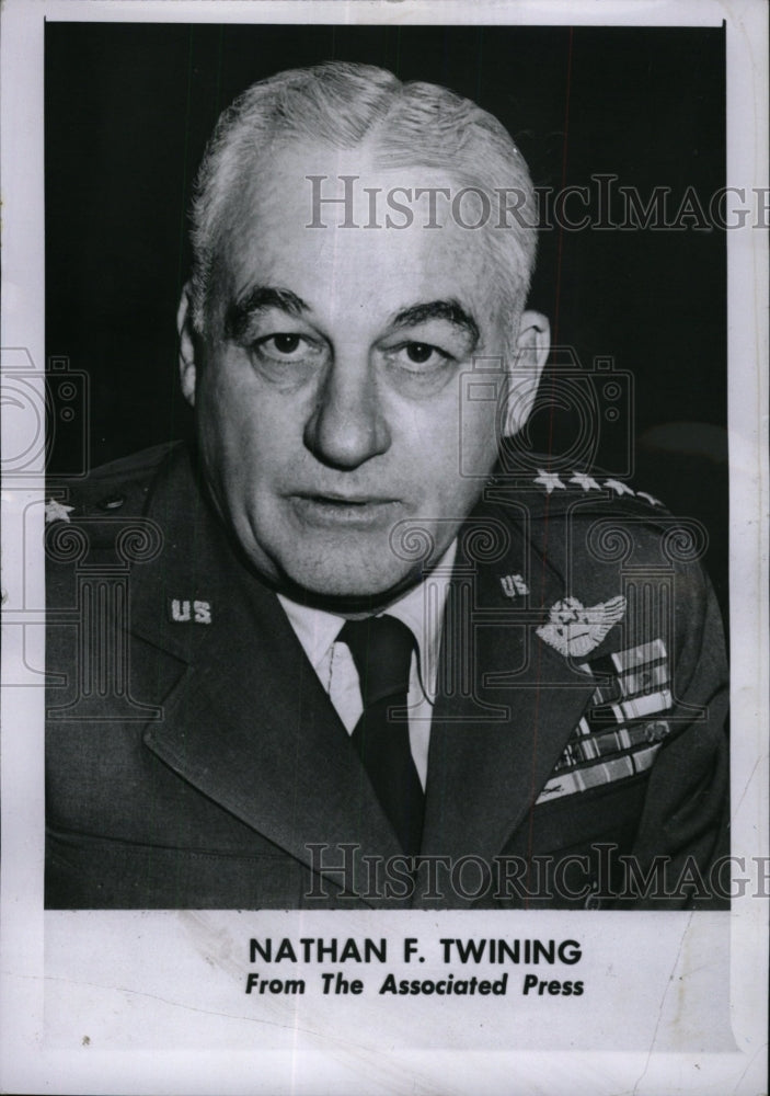 1959 Press Photo USAF Nathan Twining In Uniform - RRW71387 - Historic ...