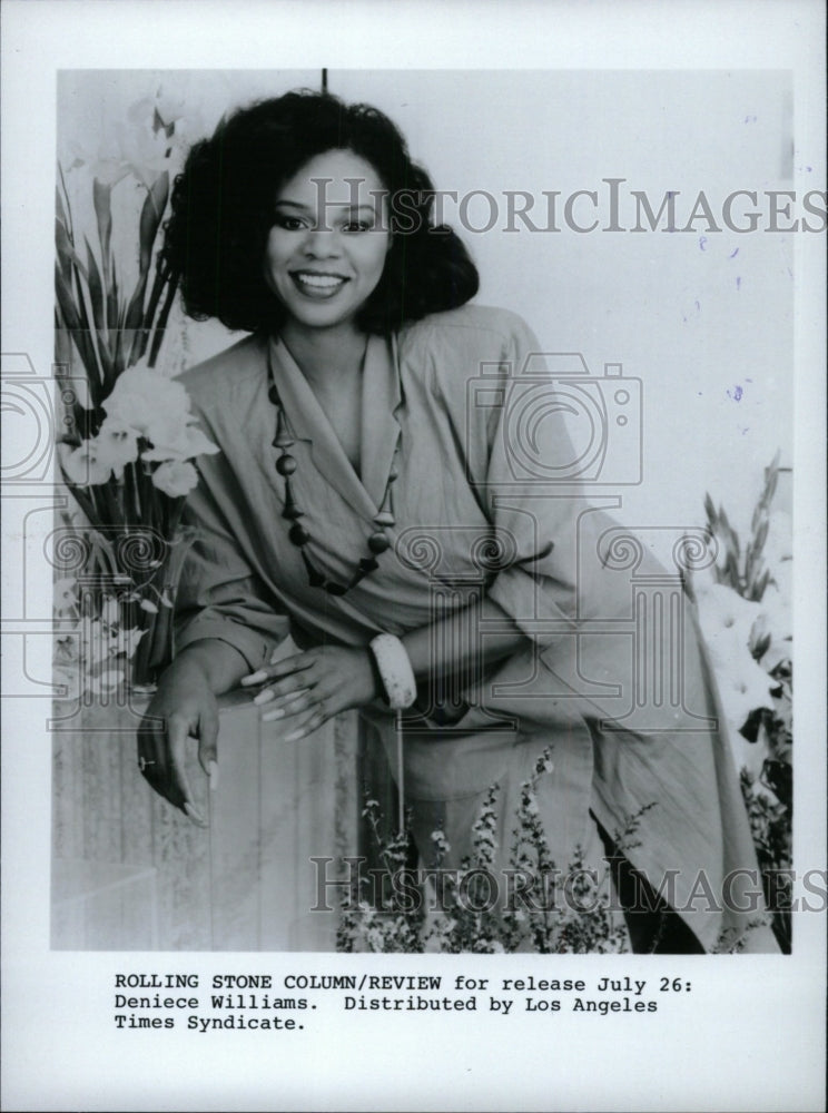 1988 Press Photo June Deniece Chandler Miracle Johnny - RRW71873 ...