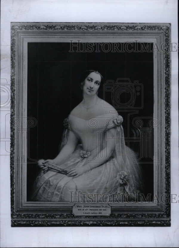 1966 Press Photo President's Wife Julia Gardiner Tyler - RRW72019 ...