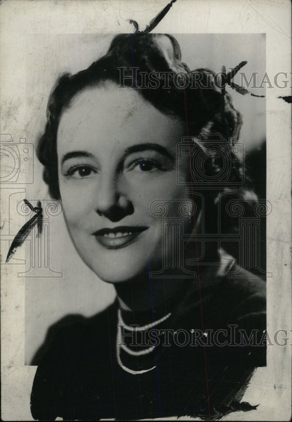 1944 Press Photo Mrs.Edgar Ansel Mowrer Journalist Wife - RRW72173 ...
