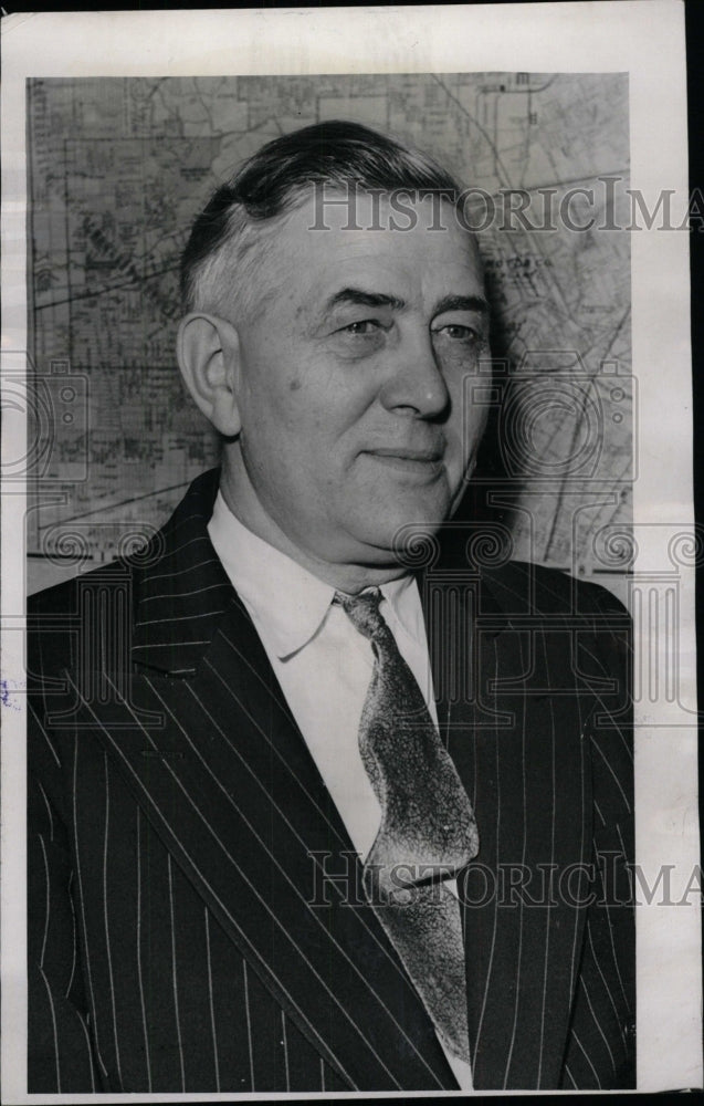 1943 Press Photo Fred Stephan Detroit Police inspector - RRW72421 ...