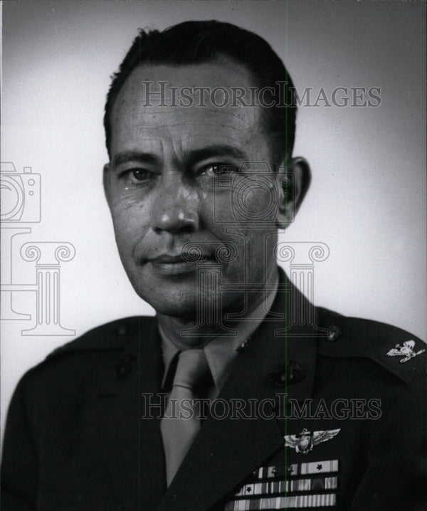 1963 Press Photo Col Robert L Rathbun Commander Naval - RRW82951 ...