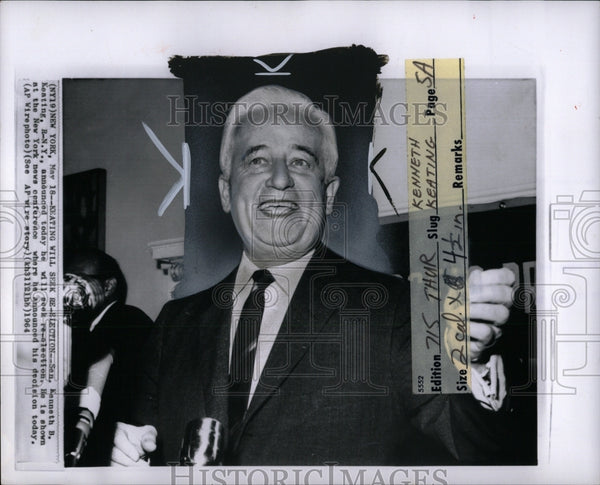 1964 Press Photo Kenneth Keating New York Election Seek - RRW87331 ...