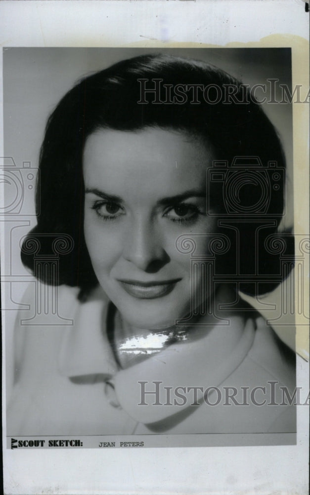 1973 Press Photo Jean Peters Actress - RRW96693 - Historic Images