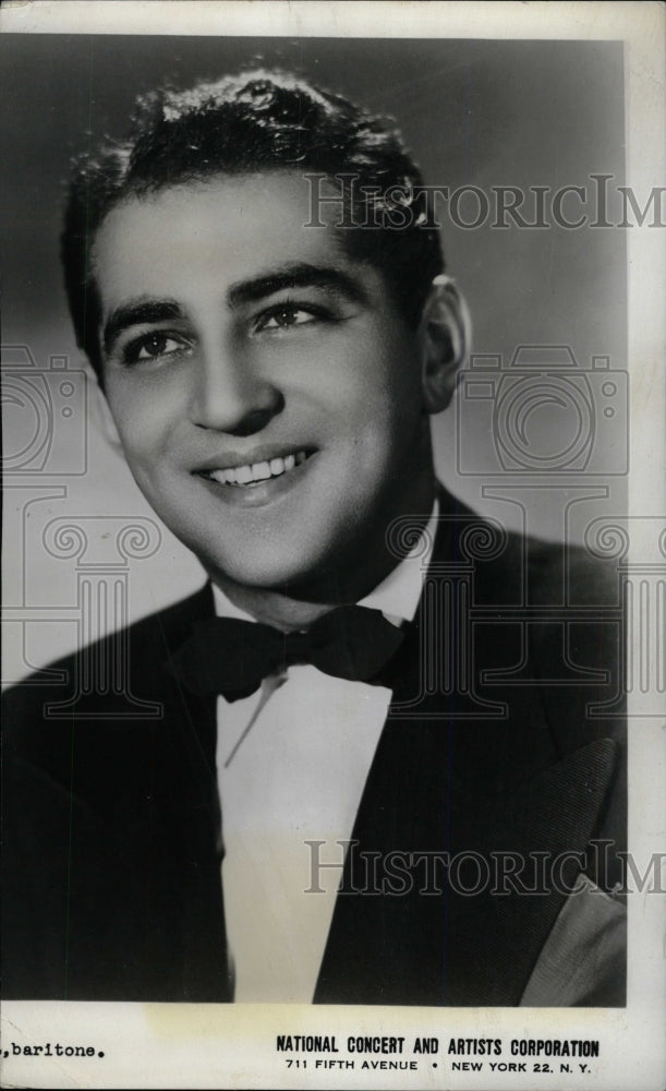 1950 Press Photo Operatic Baritone Robert Merrill - RRW98751 - Historic ...