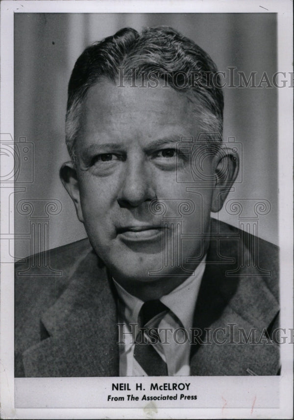1958 Press Photo Neil McElroy United States Defense - RRW99569 ...