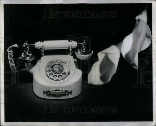 1970 Fancy Telephone European style Design - Historic Images