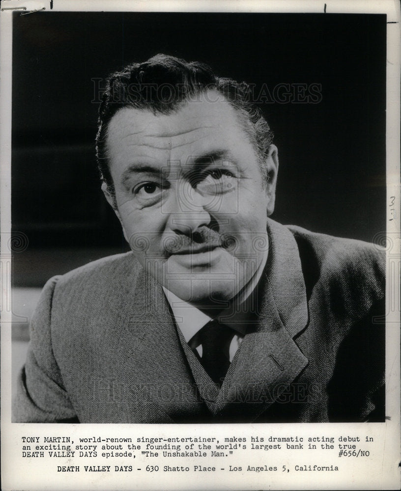 1962 Tony Martin singer-entertainer - Historic Images