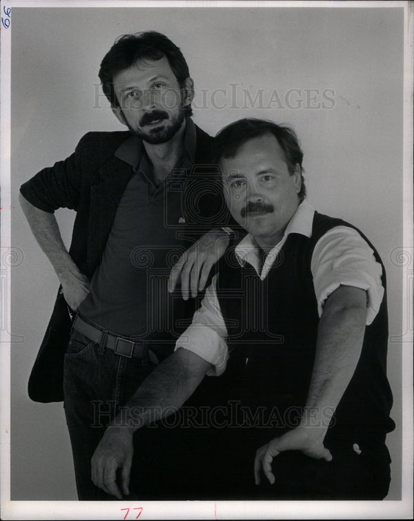 1986 Kirby Lewellen & Bob Solomon. - Historic Images