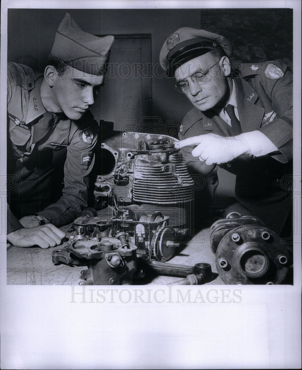 1957 Major Warren Sutton Cadet Bob Cook - Historic Images