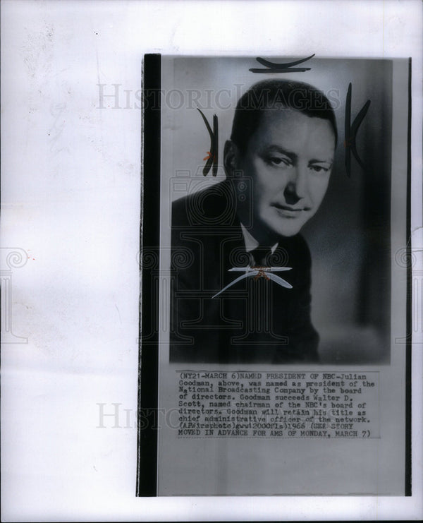 1966 Julian Goodman National broadcasting - Historic Images