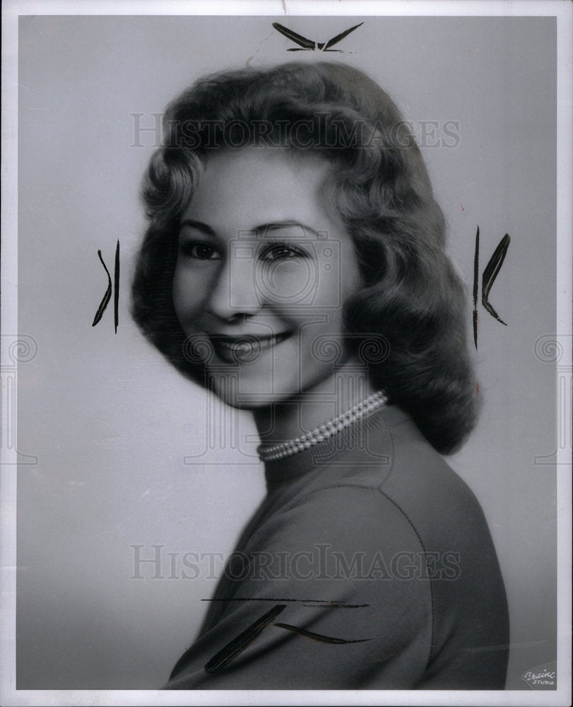 1962 Miss Detroit Pageant Contestant Ciampa - Historic Images