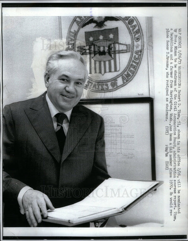 1973 Robert Timm politician Nixon Chairman - Historic Images