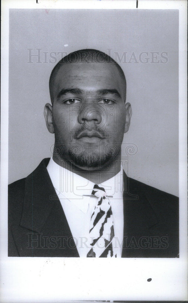 1991 Chad Fox football player Kettering - Historic Images