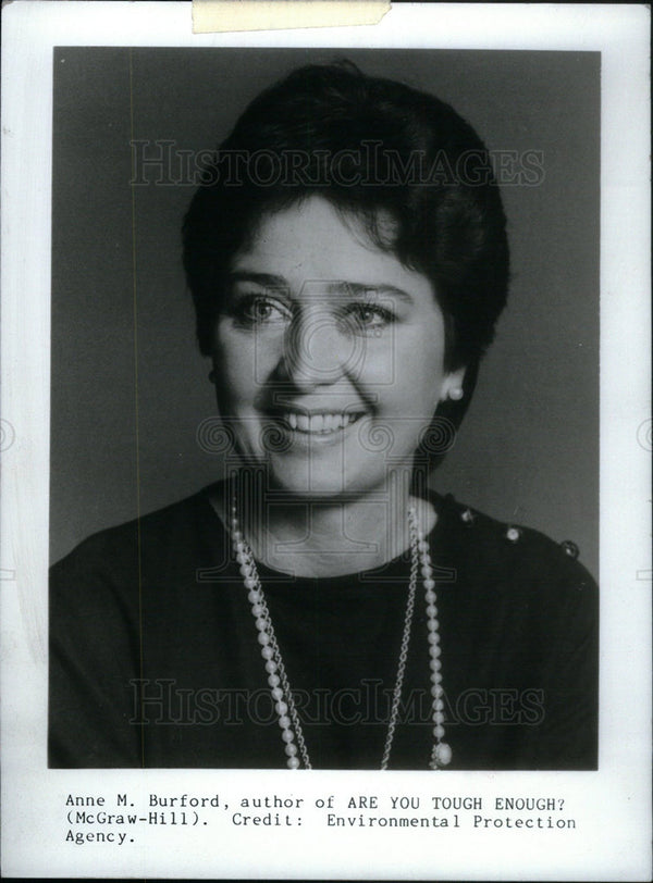 1986 Anne M. Burford American Author - Historic Images