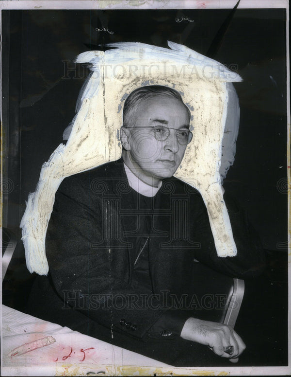 1959 Bishop Richard Emich room spectacles - Historic Images