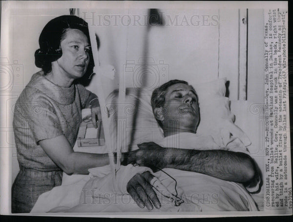 1963 John Connally Bullet Wound Parkland - Historic Images