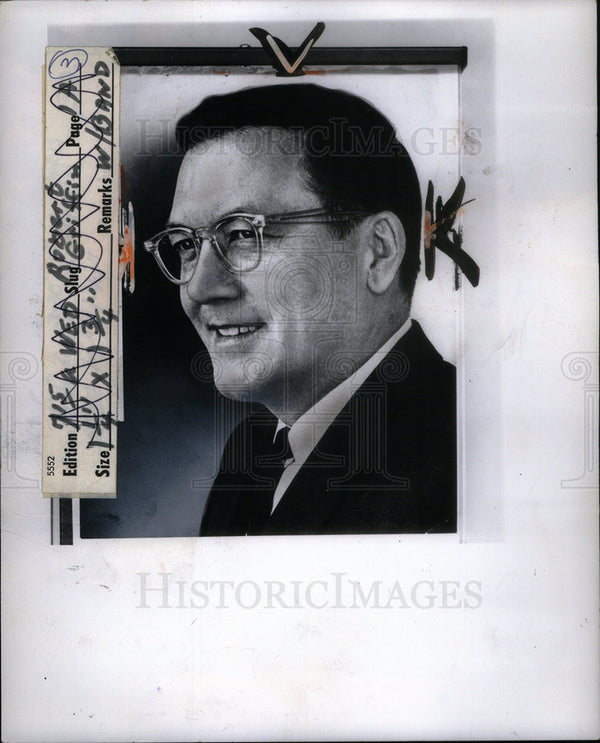 1974 U.S. Senator Robert Griffin - Historic Images