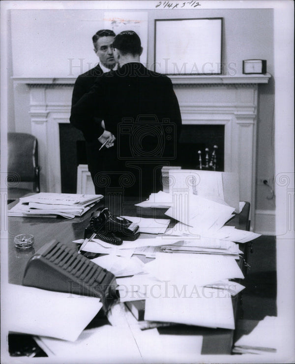 1961 Sargent Shriver Kenneth O'Donnell - Historic Images