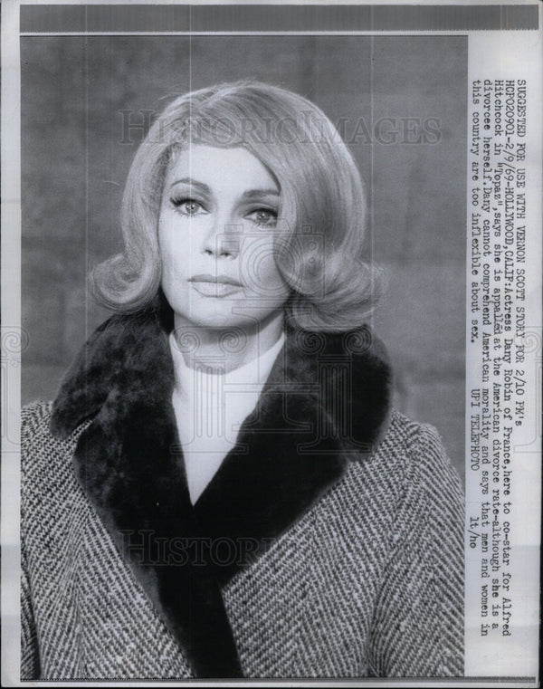 1969 Actress Dany Ronis stars in Topaz - Historic Images