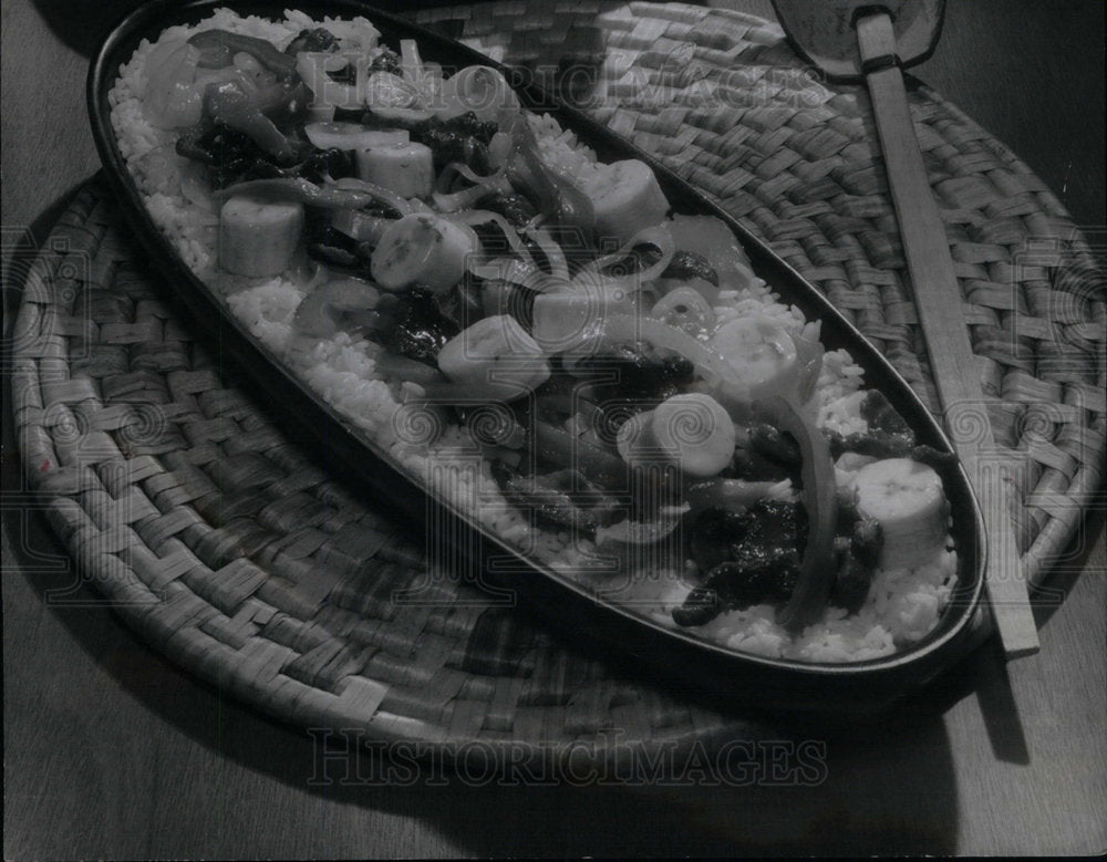 1978 Haitian spice pork bananas cousin food - Historic Images